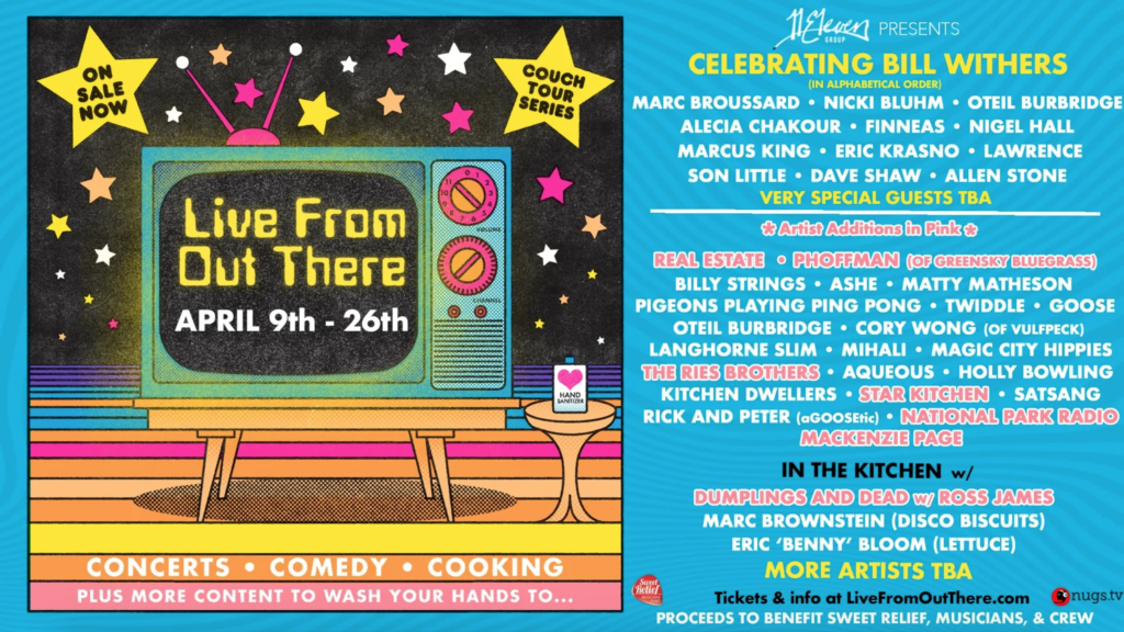 Live From Out There Keeps Chugging With $250,000 Raised, Bill Withers ...