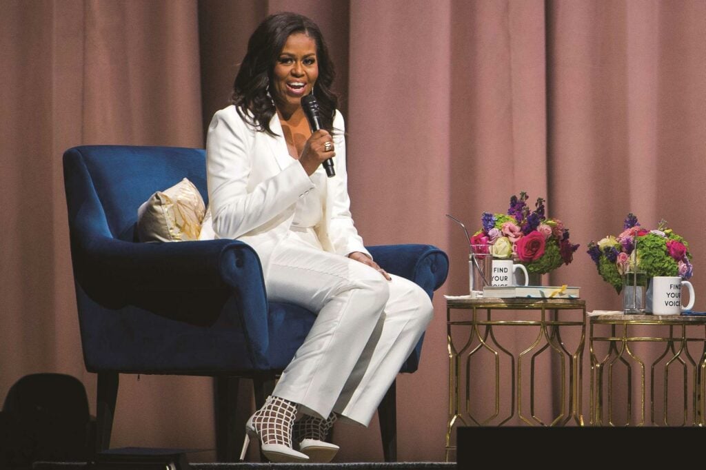 Michelle Obama Tour Stop Inspires Book Drive At Saint Paul’s Xcel ...