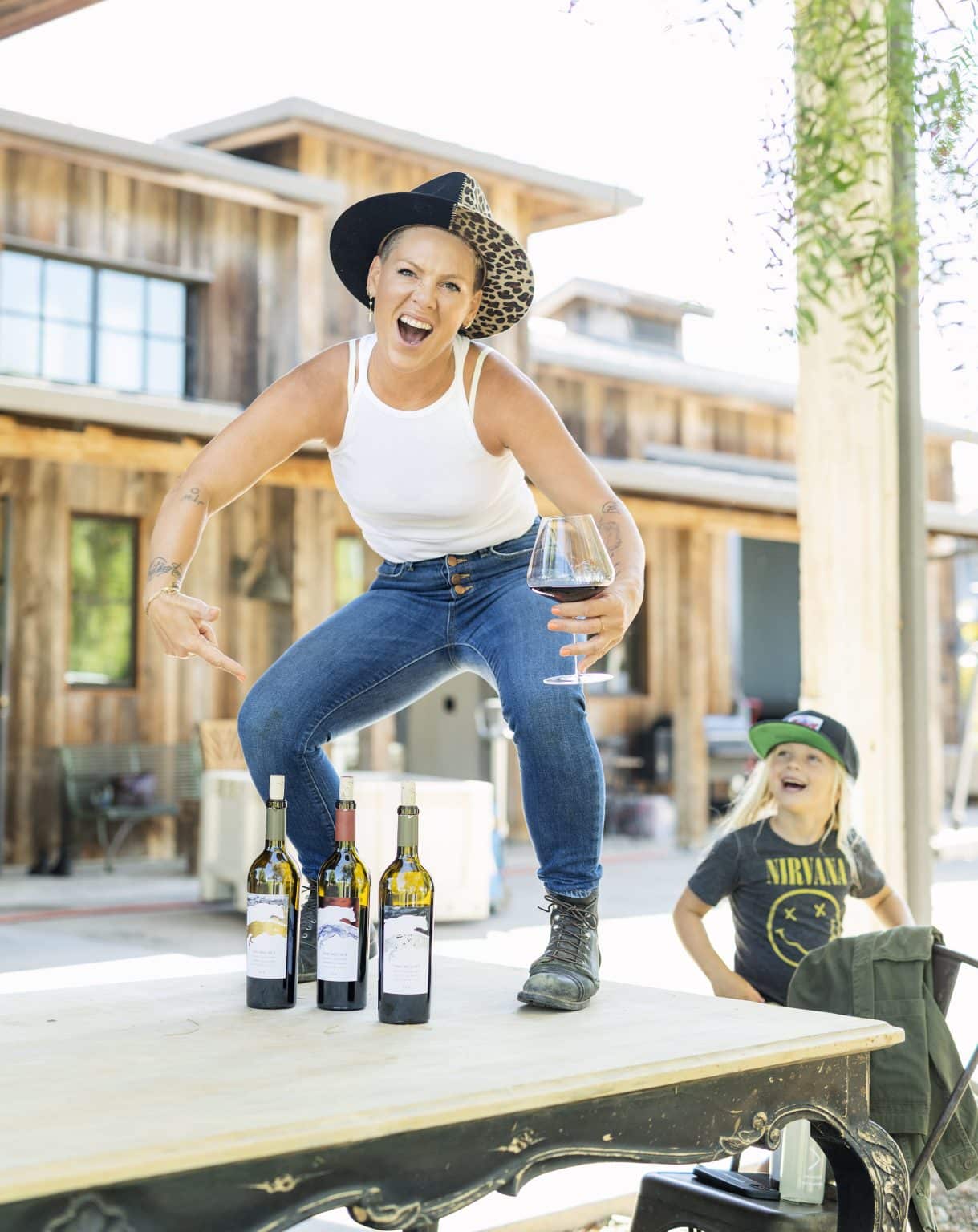 Two Wolves: P!NK's Red (Wine) Obsession And The Joys Of Farming ...