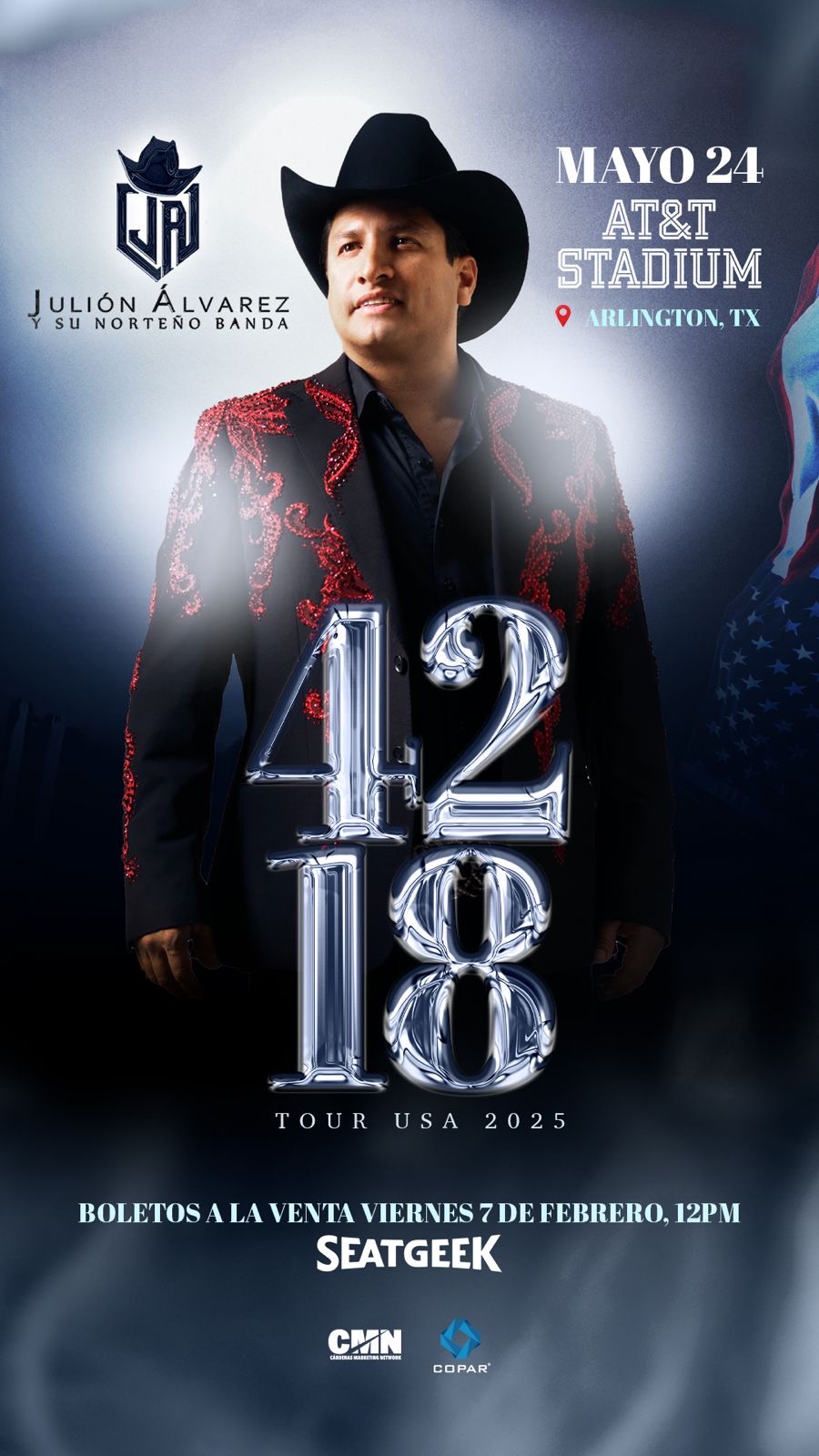 Julión Álvarez Bringing '4218 Tour' To AT&T Stadium - Pollstar News