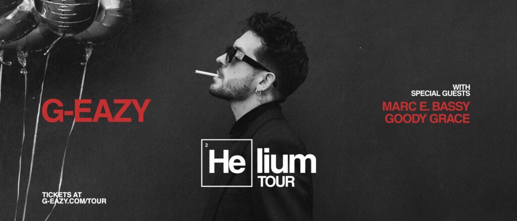 G-Eazy Announces North American ‘Helium Tour’ Dates - Pollstar News