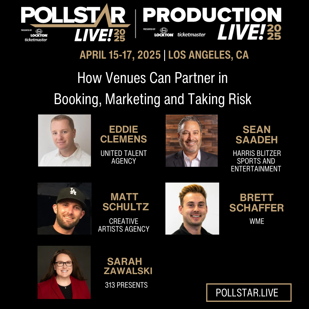 Speakers From CAA, WME, 313 Presents & More Announced For Pollstar Live ...