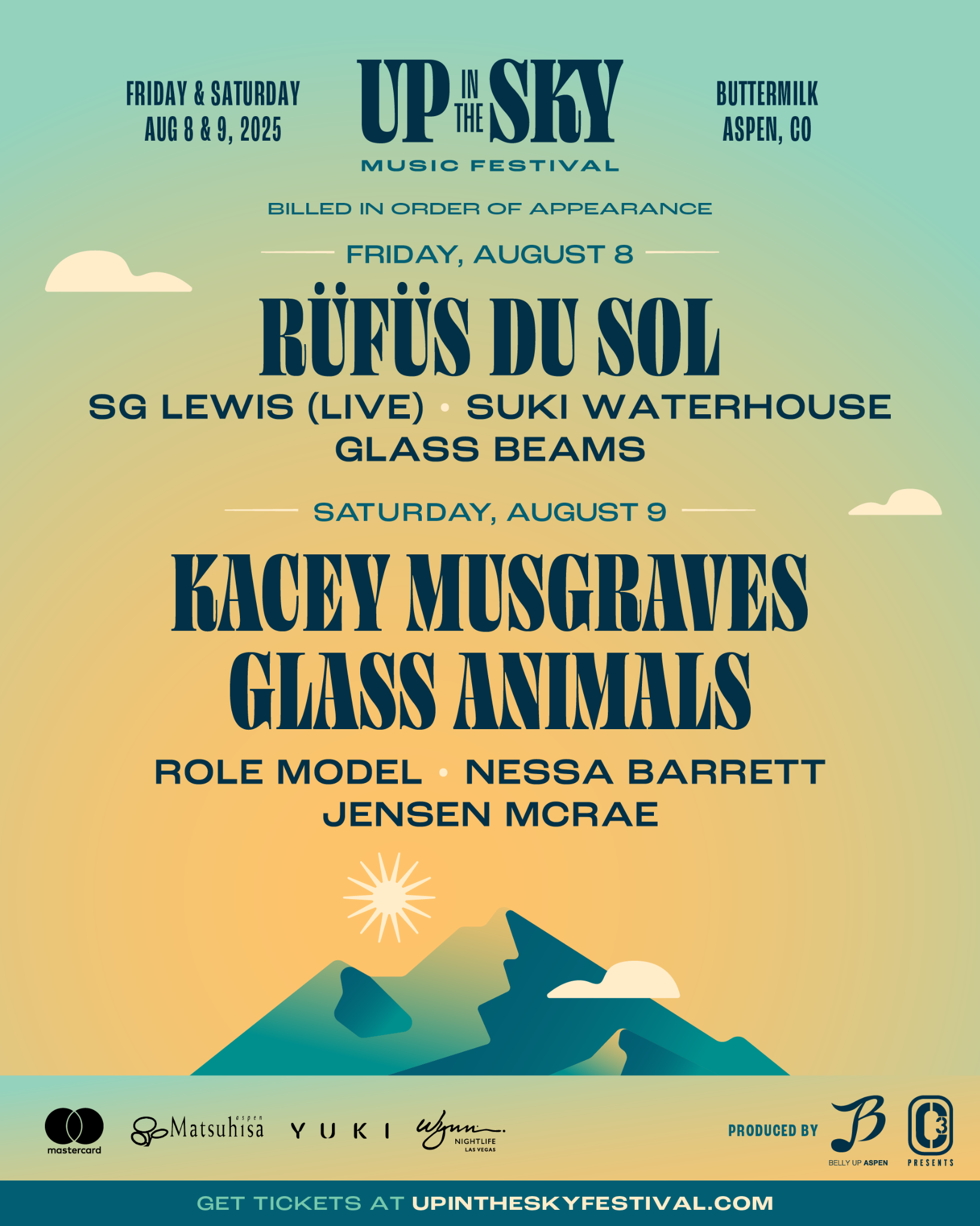 Rüfüs Du Sol & Kacey Musgraves Top Inaugural Up In The Sky Music Festival - Pollstar News