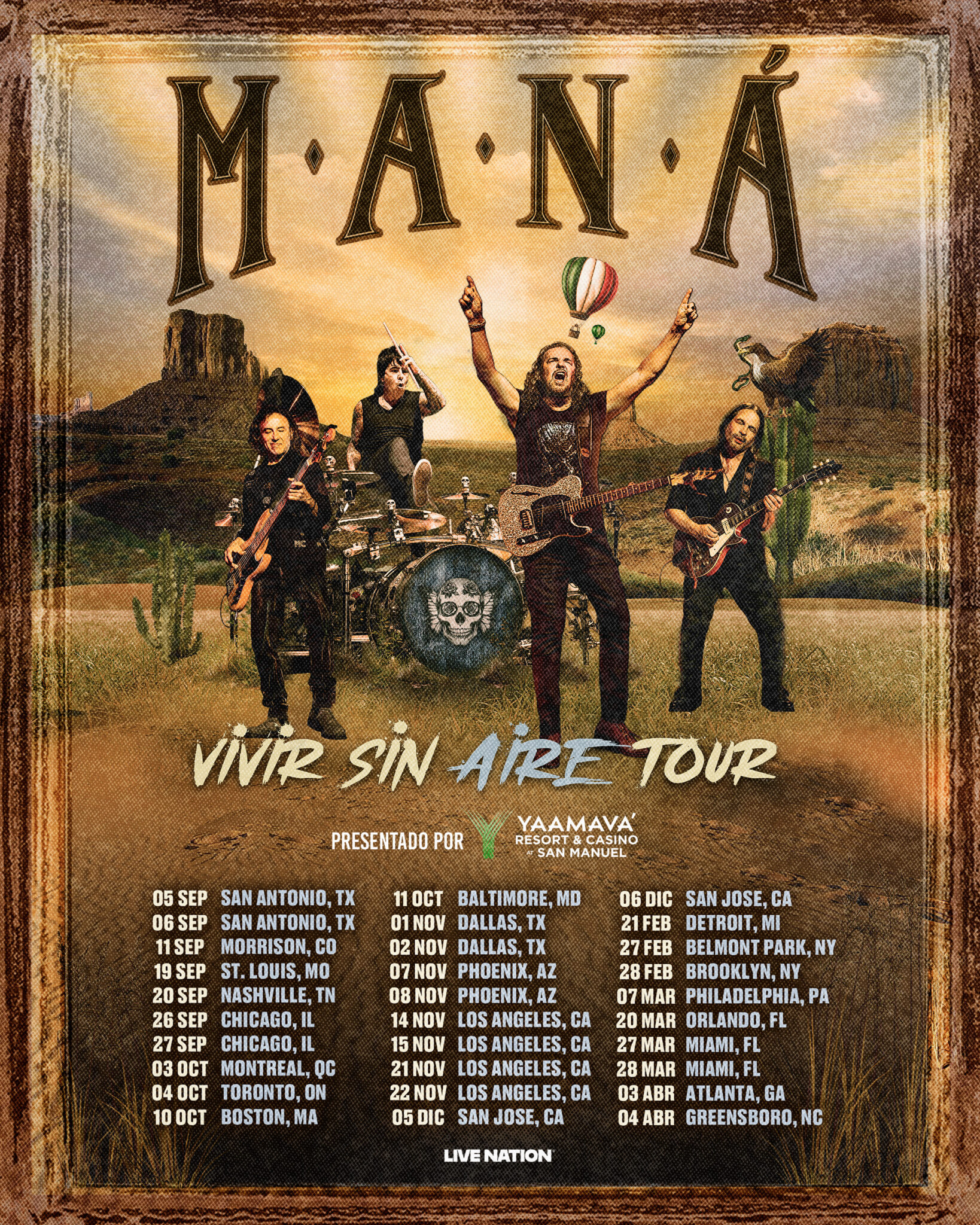 Maná, Iconic Mexican Rock Band, To Embark On N. American Arena Tour ...