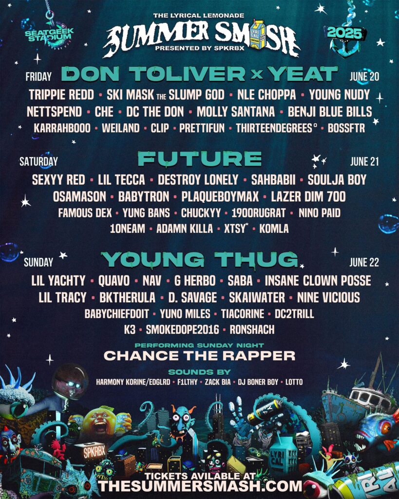 Summer Smash Festival Topped By Young Thug, Future, Don Toliver x Yeat ...