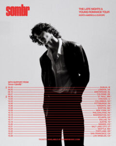 Sombr Announces 'The Late Nights & Young Romance' North American ...