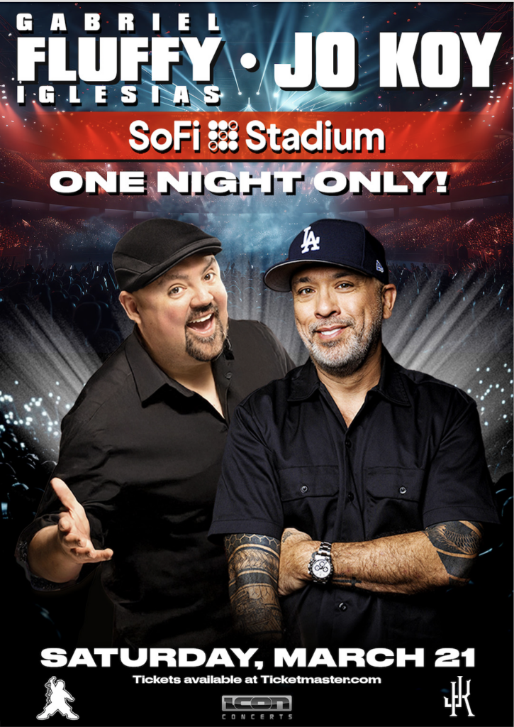 ONE NIGHT ONLY: Gabriel 'Fluffy' Iglesias and Jo Koy To Headline SoFi ...
