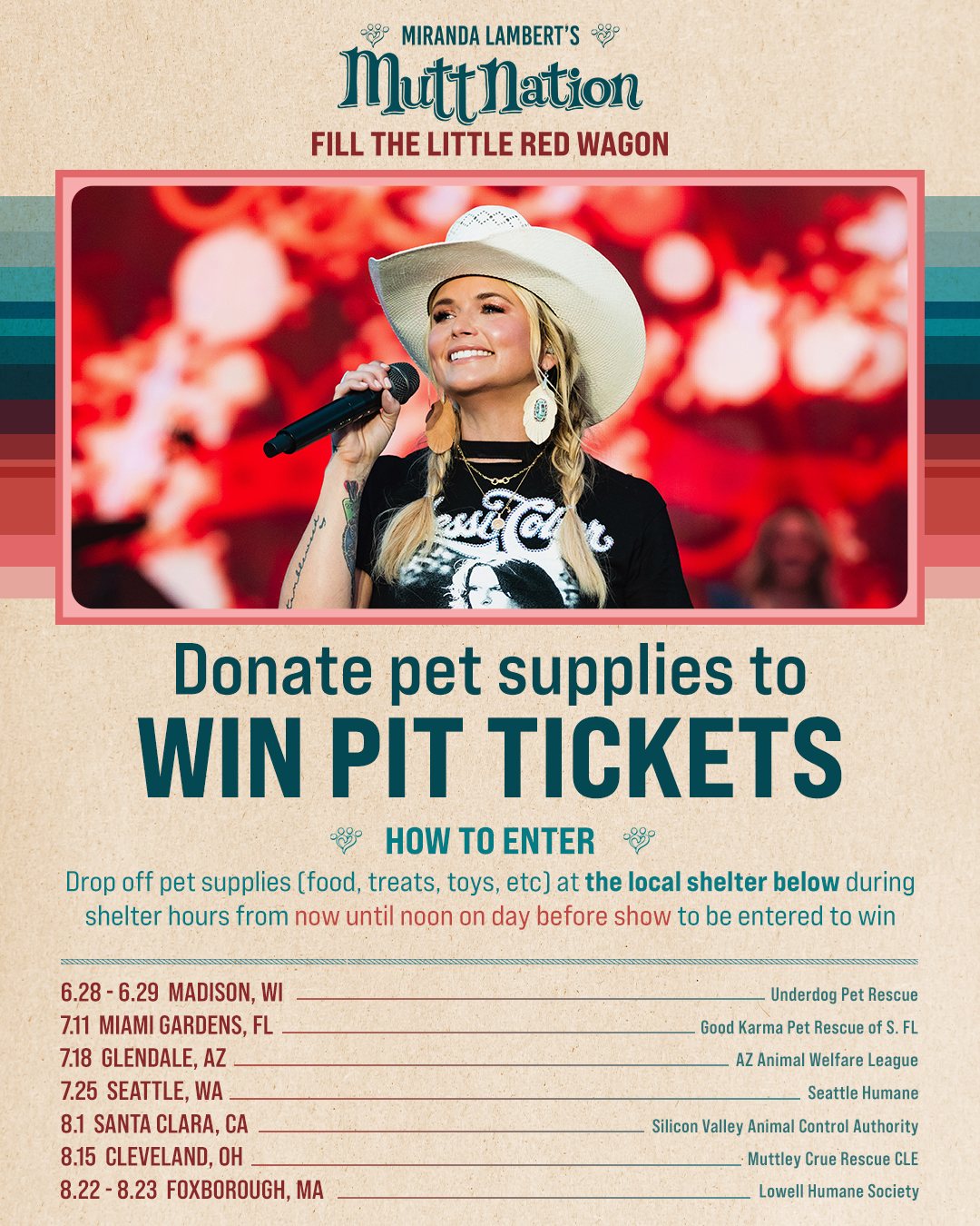 Music, Mutts And Miranda Lambert On Tour - Pollstar News