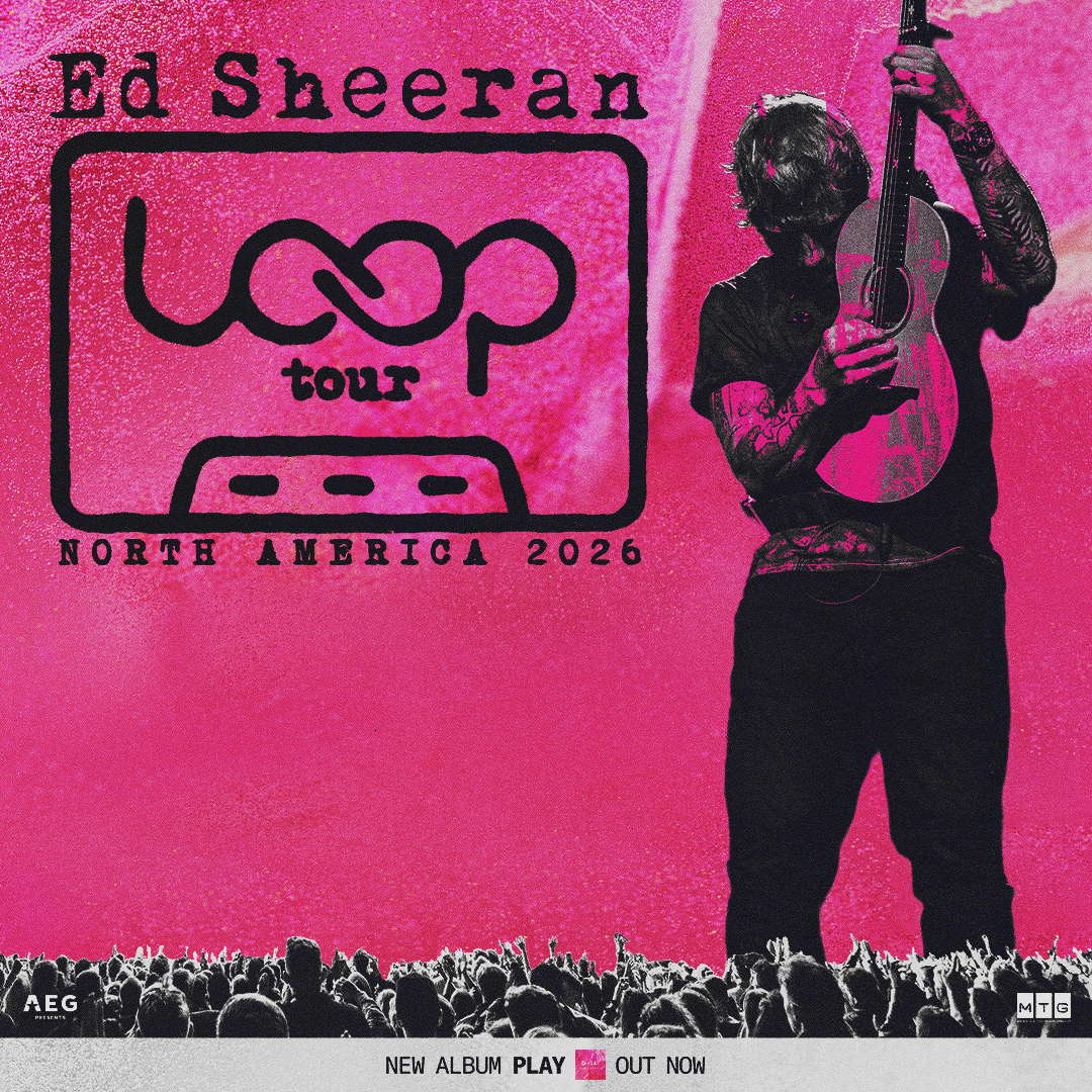 Ed Sheeran Brings 'Loop Tour' To North American Stadiums In 2026 - Pollstar News