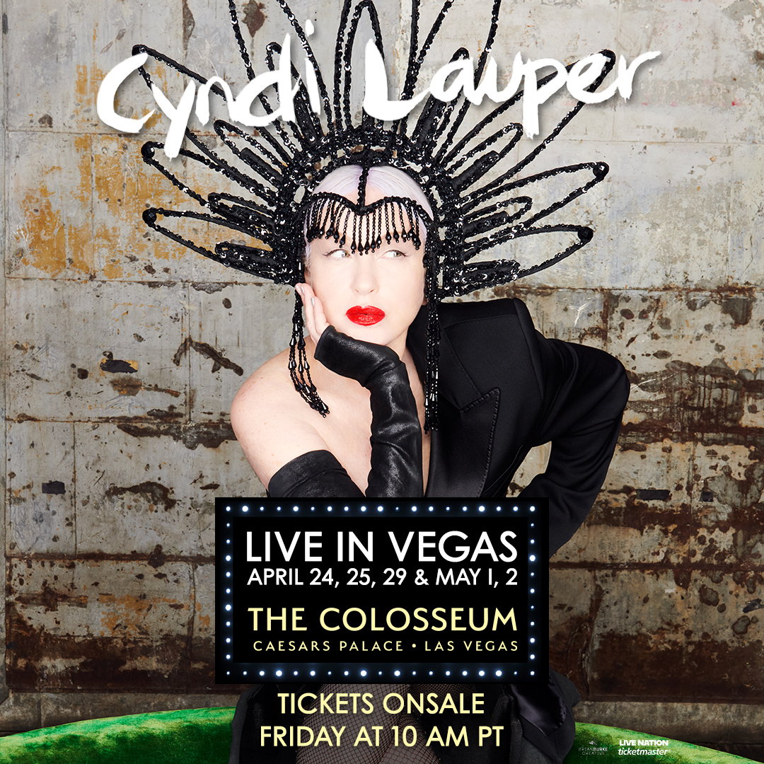 Cyndi Lauper Heads To Vegas With Residency At The Colosseum At Caesars ...