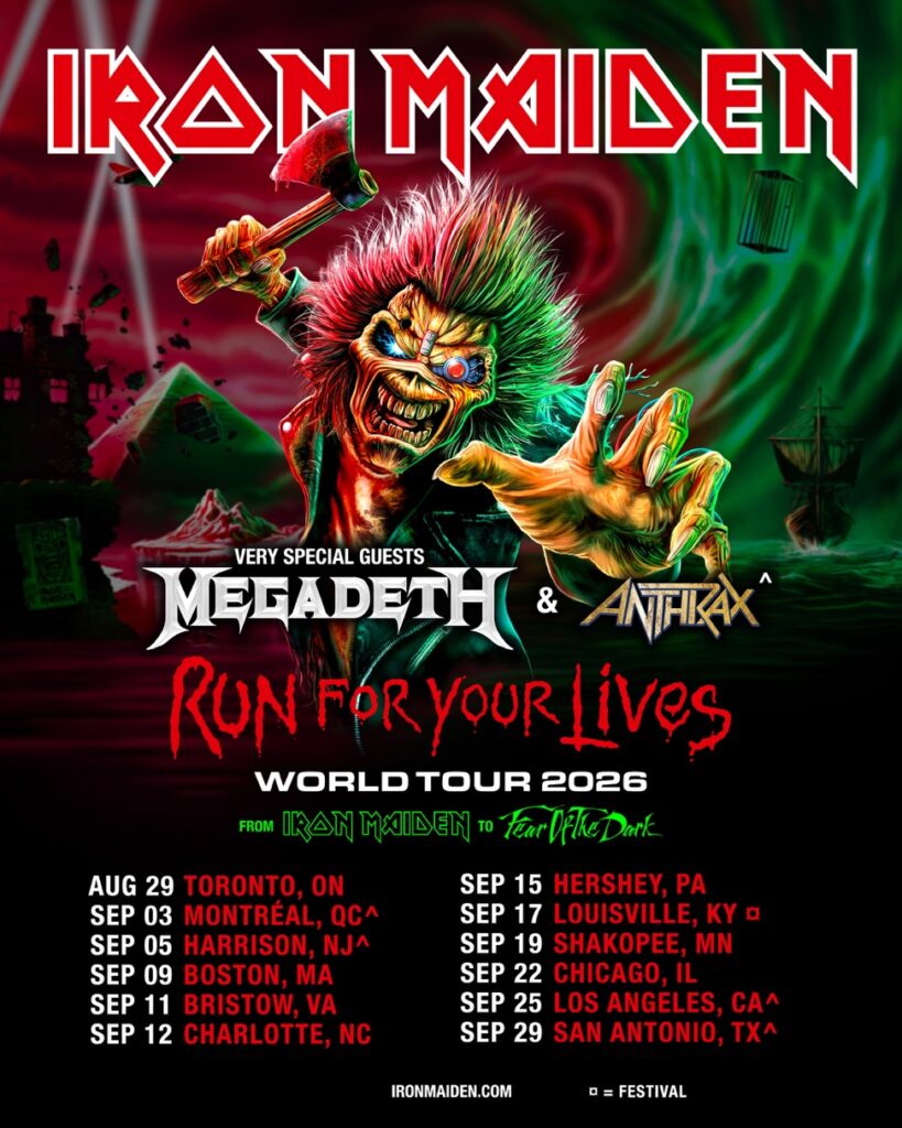 Iron Maiden To Bring Run For Your Lives World Tour To North America
