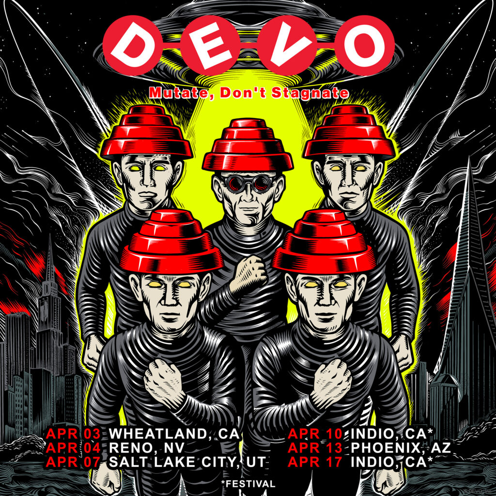 DEVO Announces “Mutate, Don’t Stagnate” 2026 Tour - Pollstar News