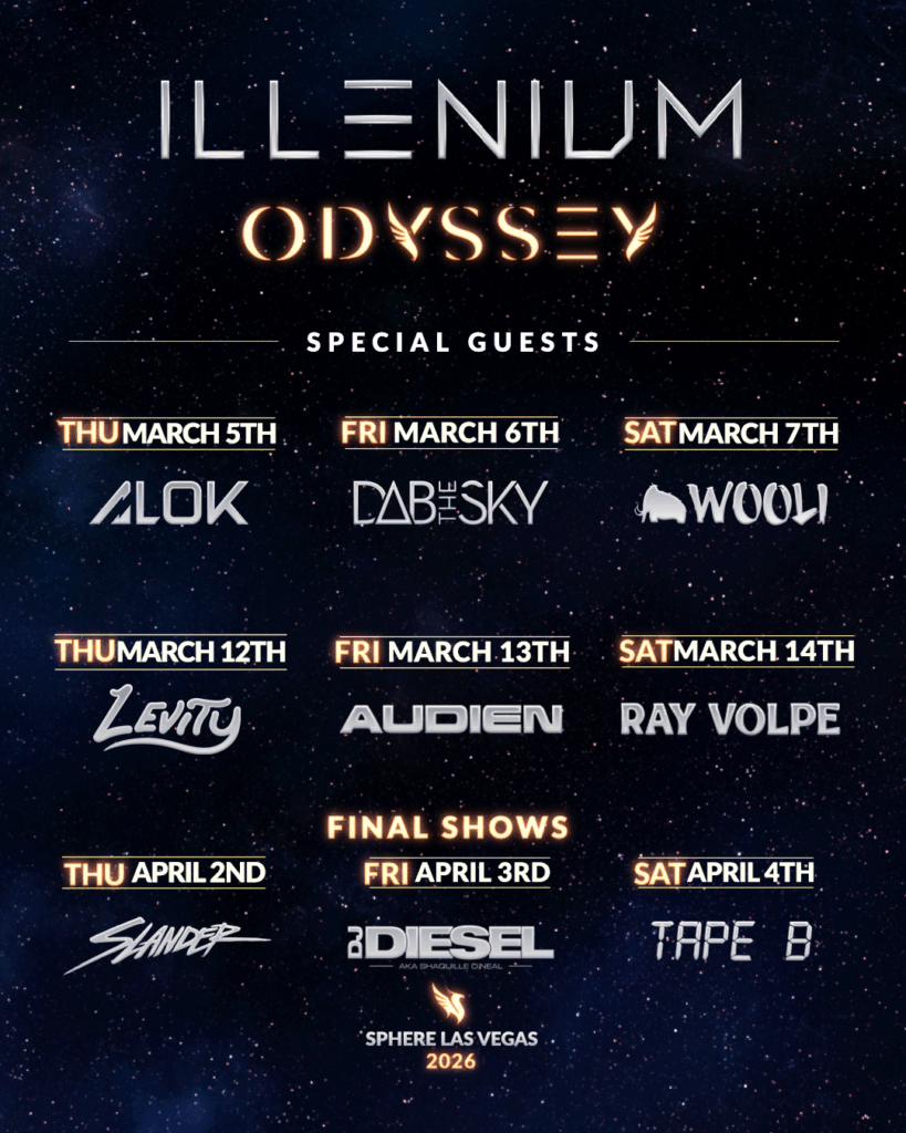 Illenium Announces Sphere Support With Alok, DJ Diesel, Slander & More ...