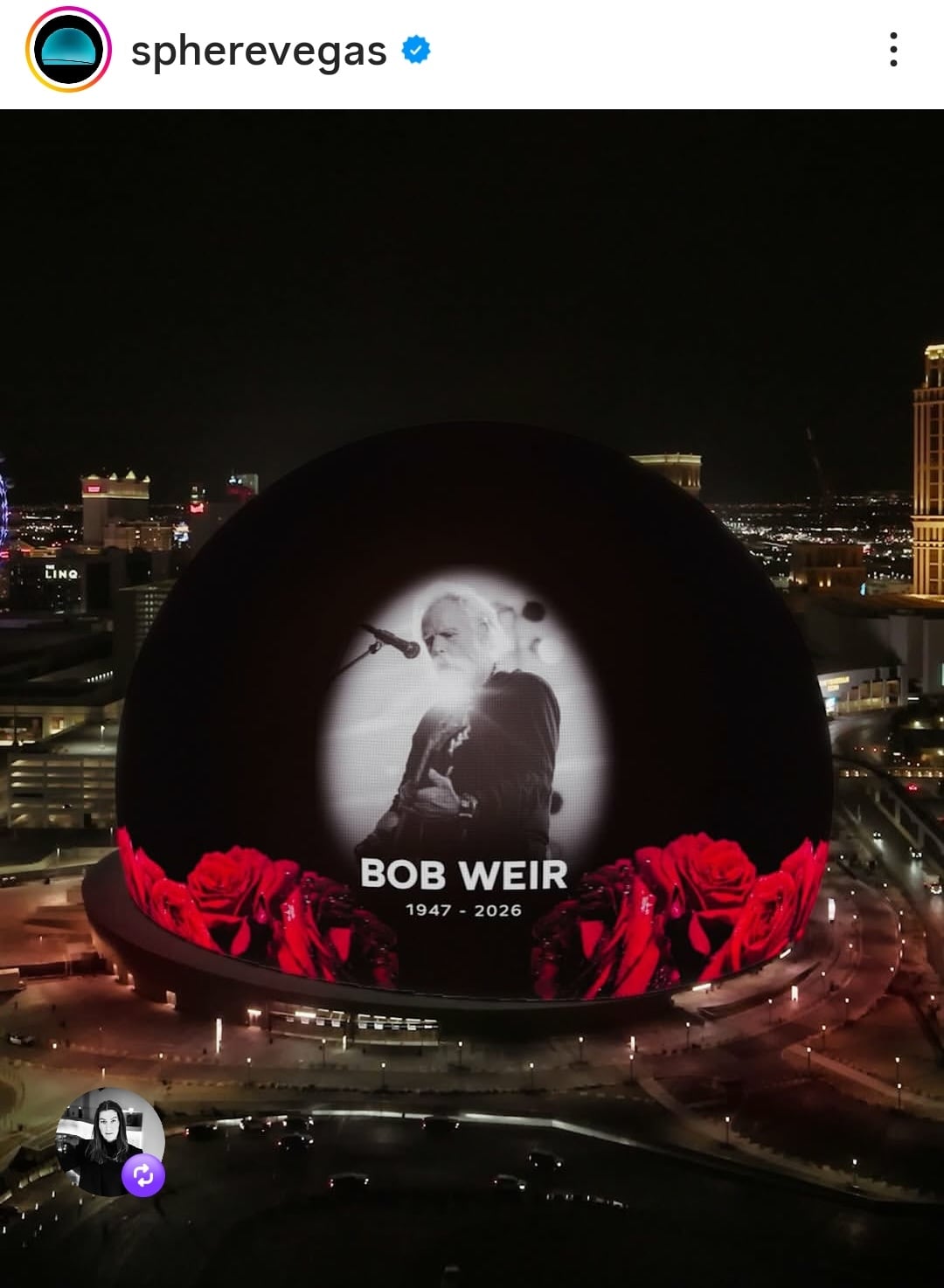 Sphere, Kia Forum & Empire State Building Lit Up To Pay Homage To Bob ...