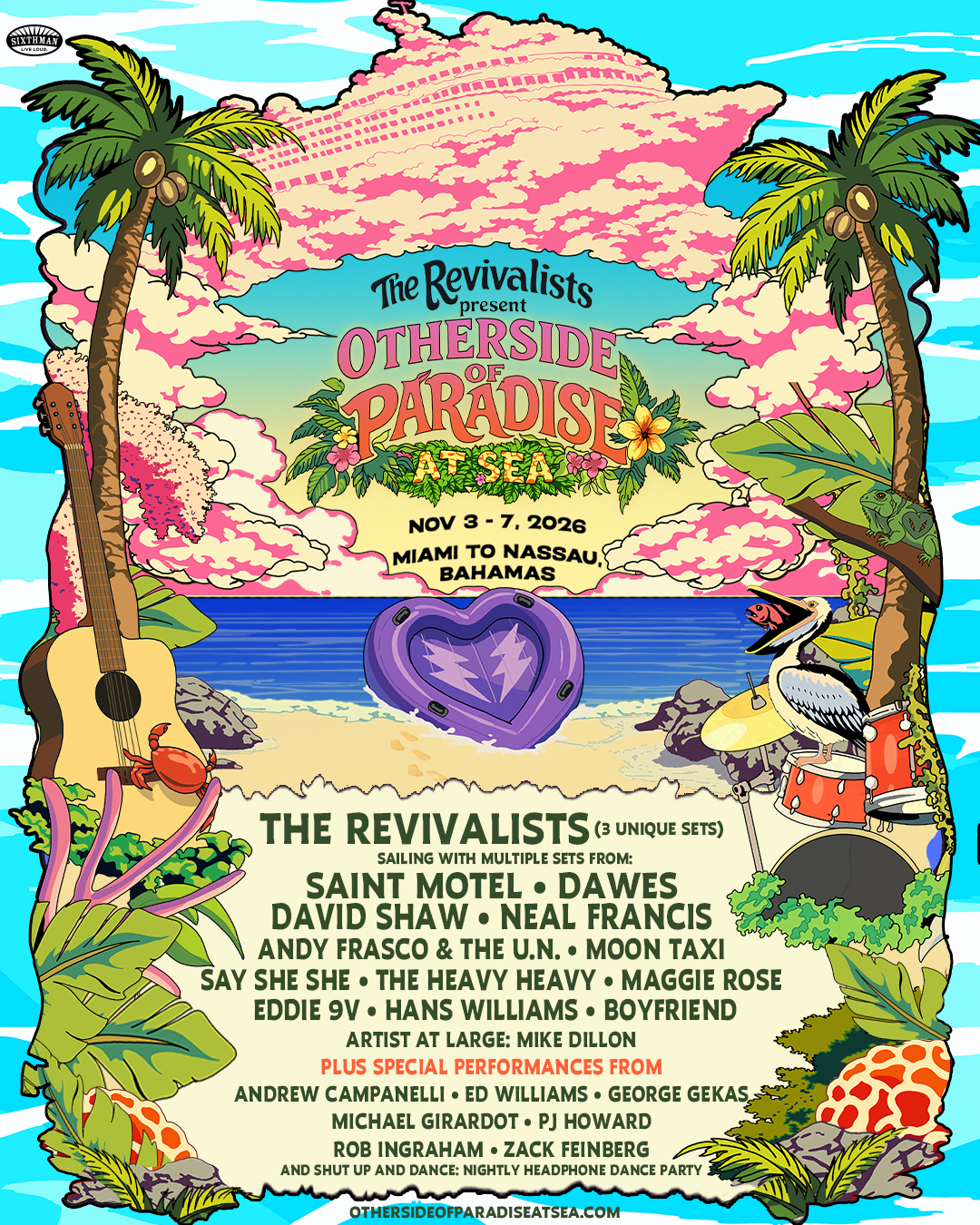 The Revivalists To Set Out On Sixthman Cruise, 'Otherside Of Paradise ...